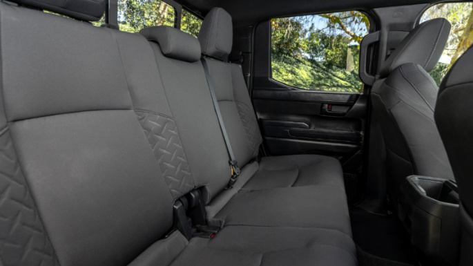 2024 Tacoma Rear Seat