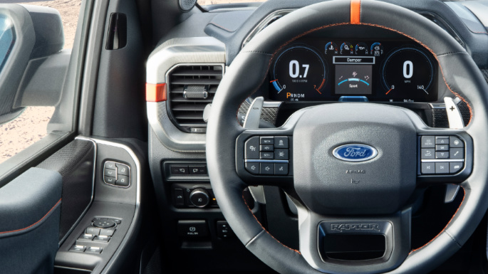 Ford Raptor 2022 Interior